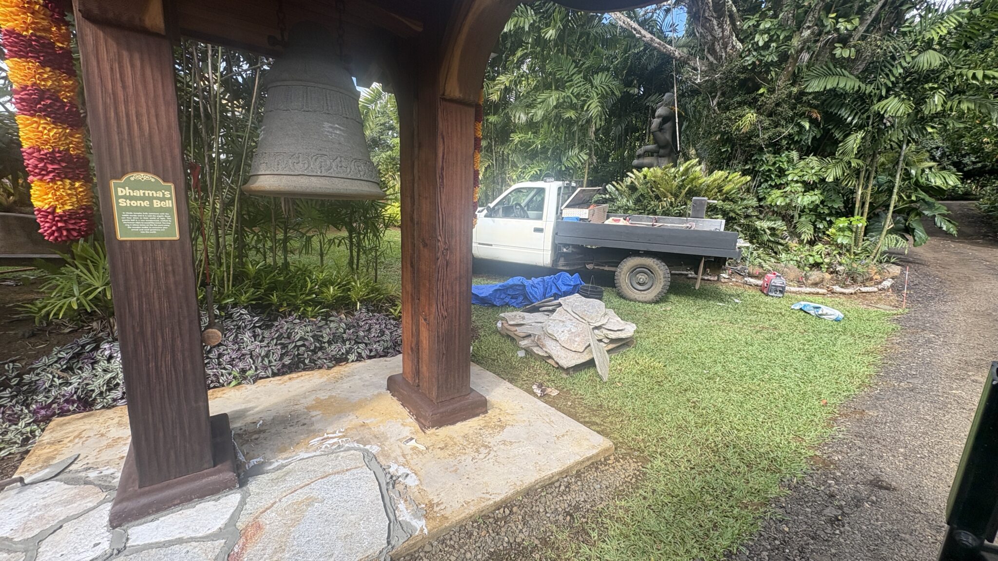 Stone from Brazil - Kauai's Hindu Monastery